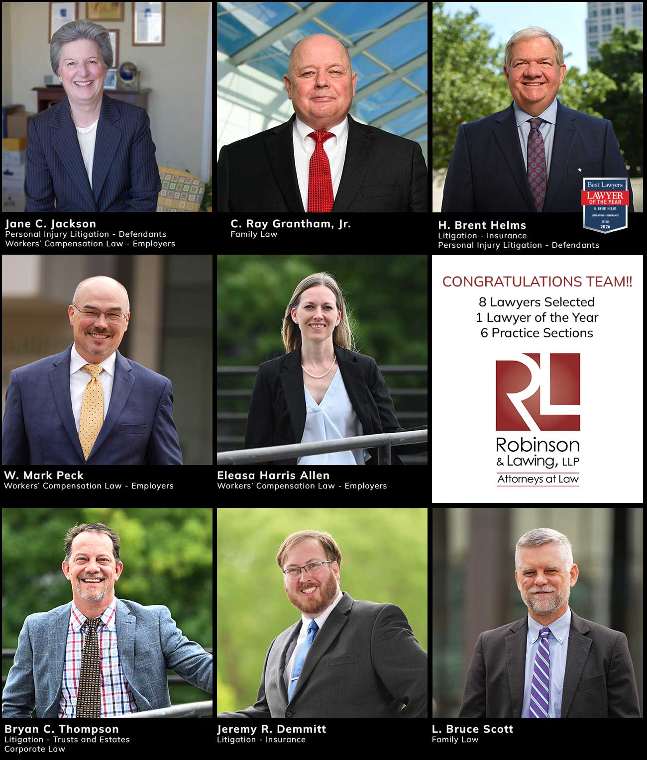 Robinson & Lawing Celebrates Eight Attorneys Named to Best Lawyers in ...